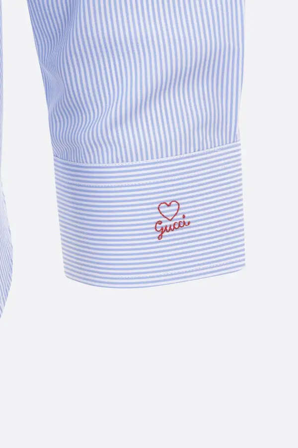 Gucci Pinstriped Buttoned Shirt