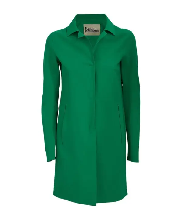 Herno Lapel Long Sleeve Coat