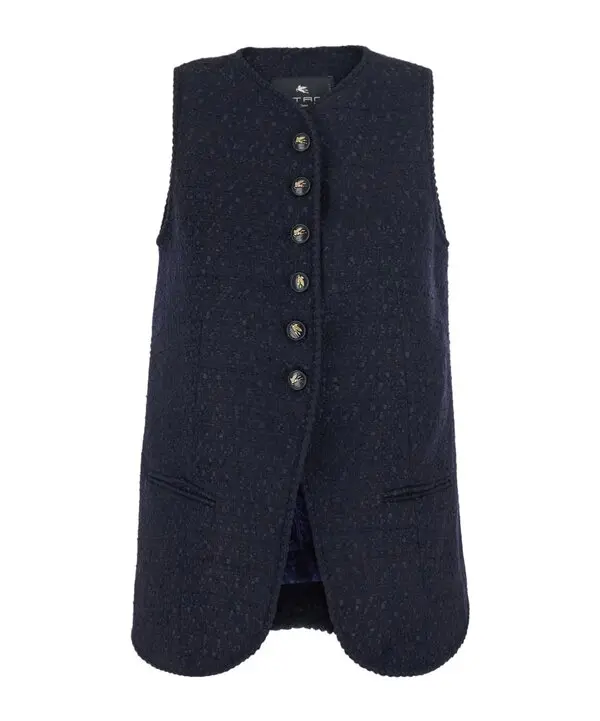 Etro Sleeveless A-line Jacket
