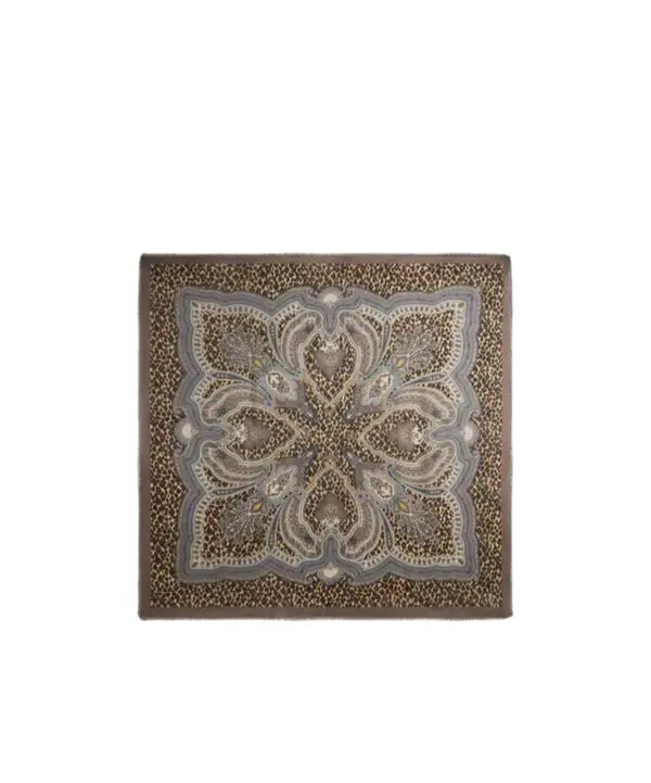 Etro Paisley Leopard Print Scarf
