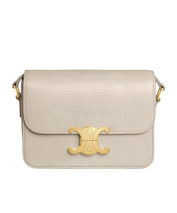Celine Teen Triomphe Bag In Lizard