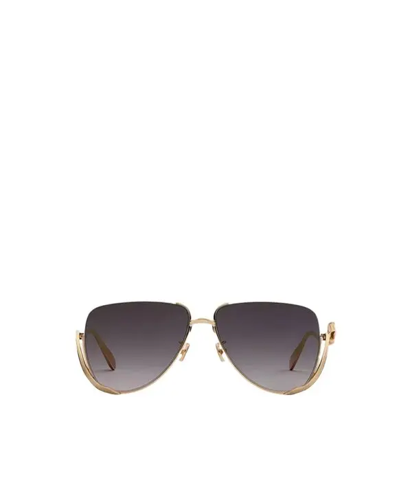 Dior Aviator Sunglasses With Bow Detail - Grey