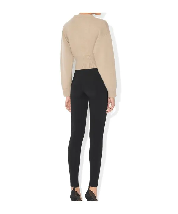 Alaïa Cashmere Knit Crewneck Pullover