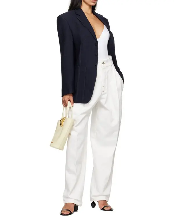 Jacquemus Le Petit Bambola Bucket Bag - Light Ivory