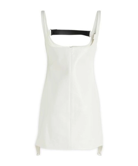 COURREGES Zip Detailed Sleeveless Dress