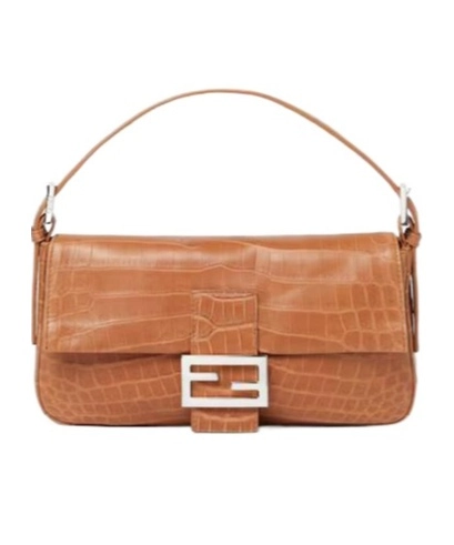 Fendi Baguette Shoulder Bag - Camel
