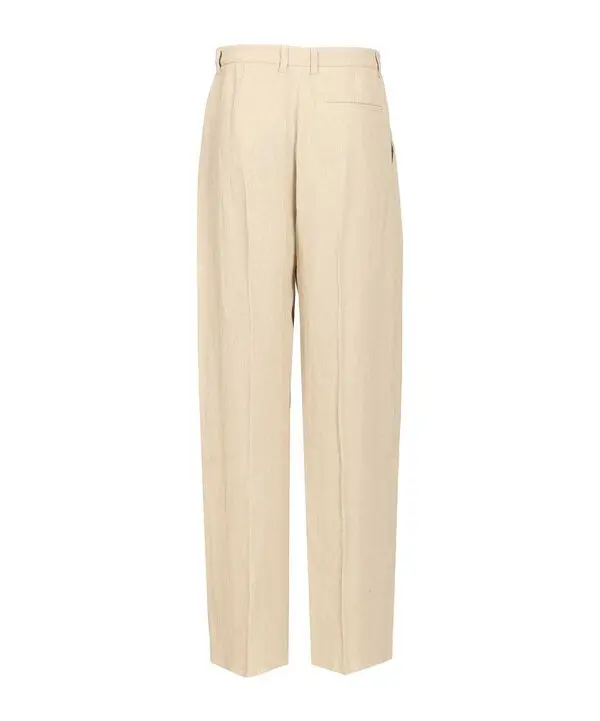 Emporio Armani Pleat Detailed Tailored Trousers