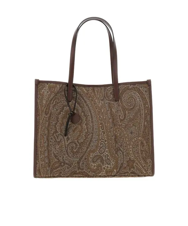 Etro Lovetrotter Jacquard Tote Bag - Brown