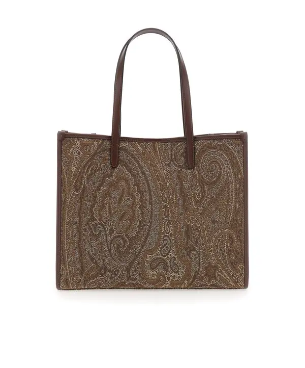 Etro Lovetrotter Jacquard Tote Bag - Brown