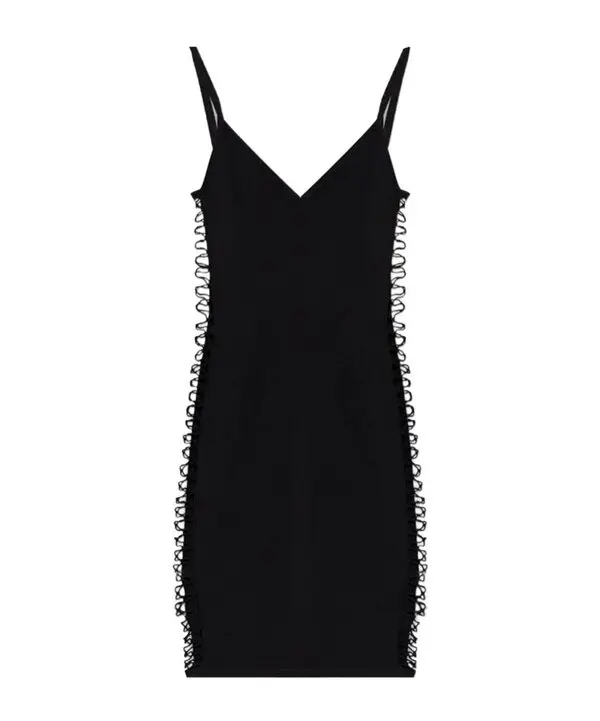 Dsquared2 Side Cut-out Lace-up Mini Dress