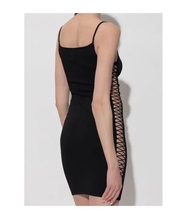 Dsquared2 Side Cut-out Lace-up Mini Dress