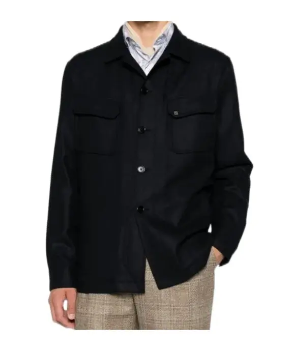 Tagliatore Button-up Wool Jacket