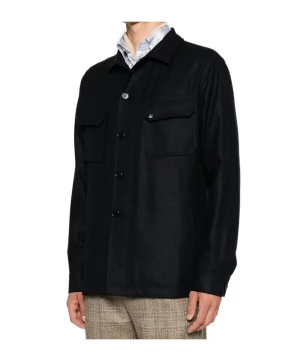 Tagliatore Button-up Wool Jacket