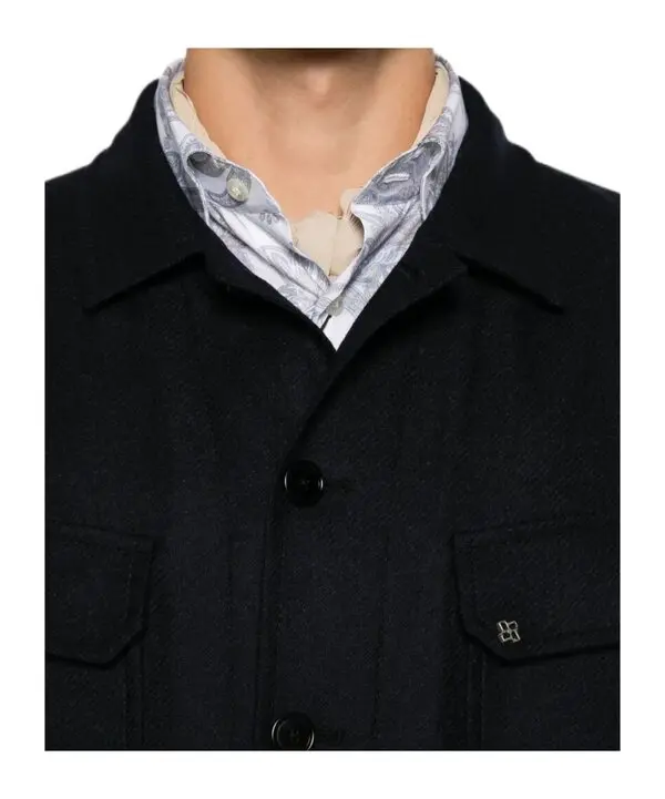 Tagliatore Button-up Wool Jacket