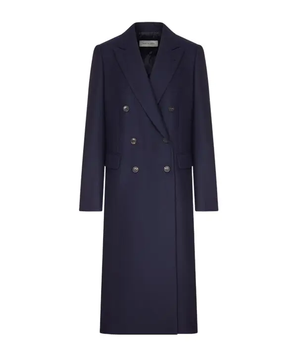 Dries Van Noten Double-breasted Wool-blend Coat
