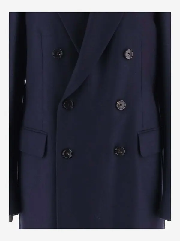 Dries Van Noten Double-breasted Wool-blend Coat