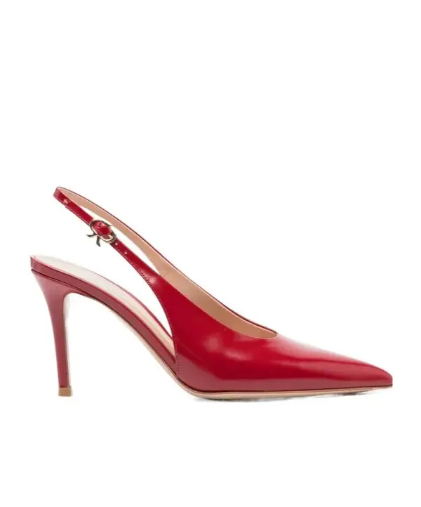 GIANVITO ROSSI Robbie 85mm Slingback Pumps - Red