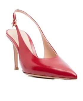 GIANVITO ROSSI Robbie 85mm Slingback Pumps - Red