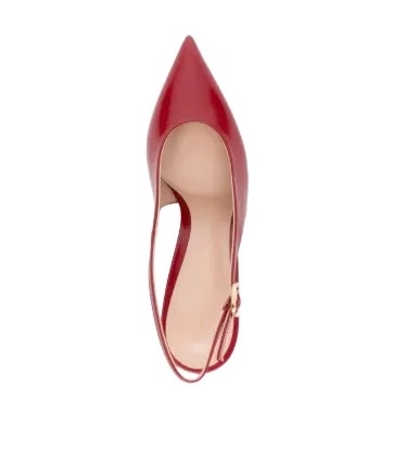 GIANVITO ROSSI Robbie 85mm Slingback Pumps - Red