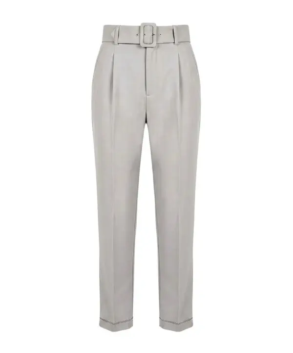 Marni Tailored Belted Wool Trousers