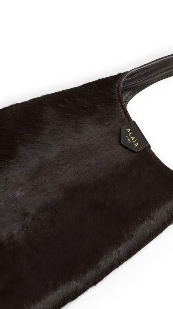 Alaïa Mini Hobo Bag In Haircalf