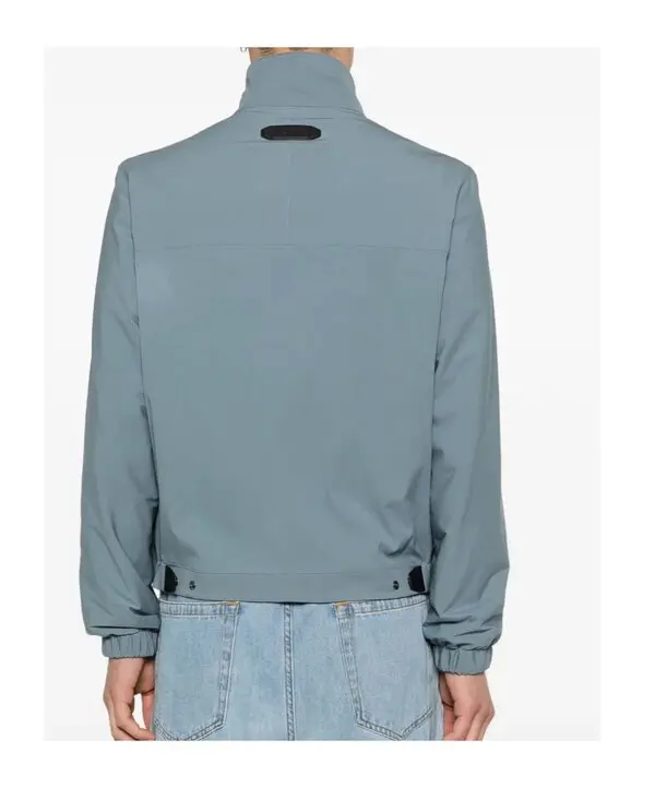 Brioni Zip-fastening Long-sleeve Jacket With Stand Collar