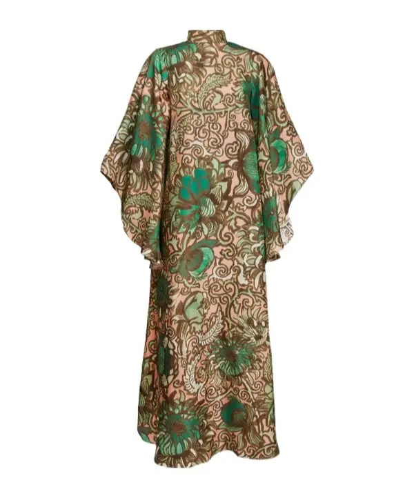 La DoubleJ Magnifico Floral Print Maxi Dress