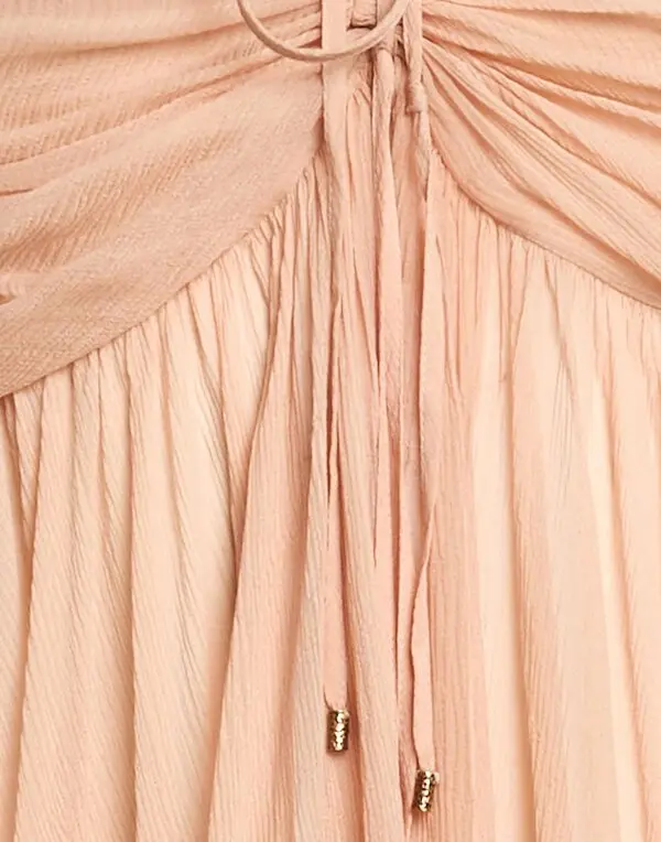 Chloé Solid-colored Georgette Top