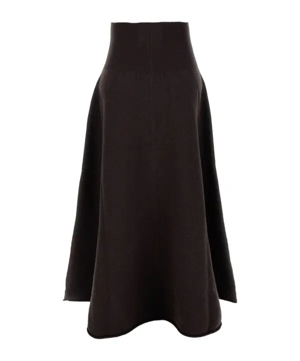 Extreme Cashmere A-line Midi Skirt