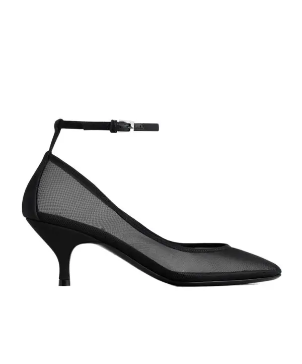 Alaïa Strappy Mesh Pumps - Black