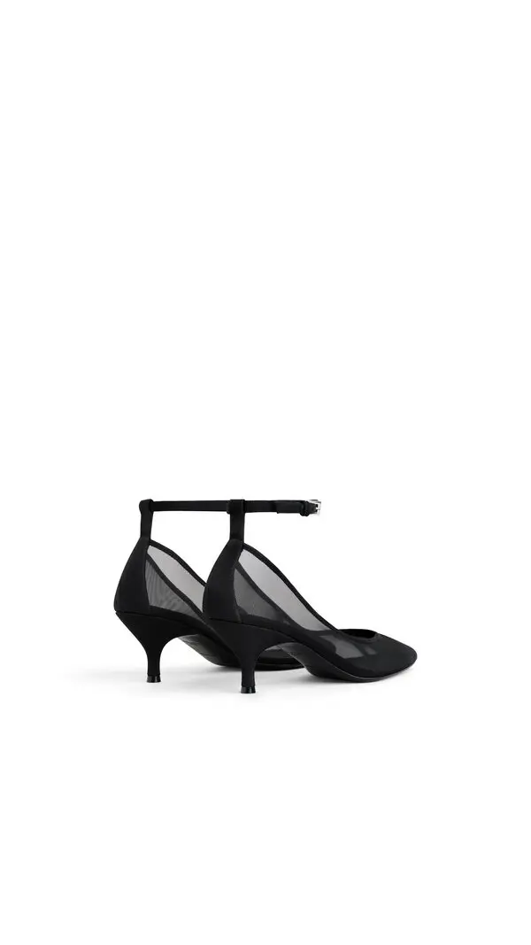 Alaïa Strappy Mesh Pumps - Black