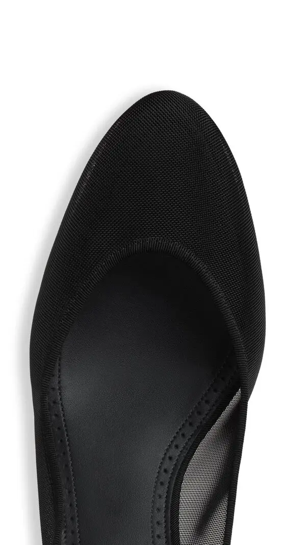 Alaïa Strappy Mesh Pumps - Black