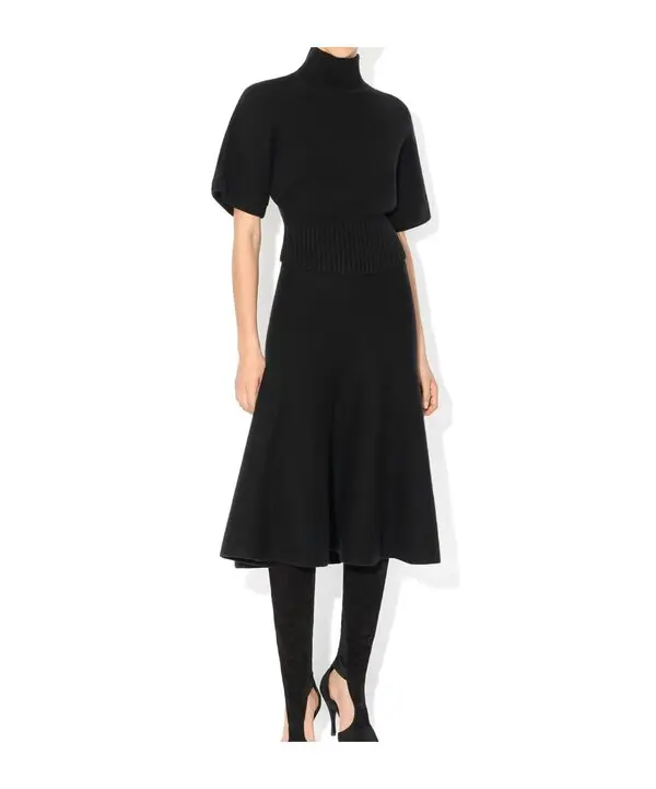 Alaïa Cashmere High Neck Jumper