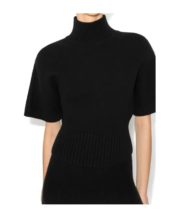 Alaïa Cashmere High Neck Jumper