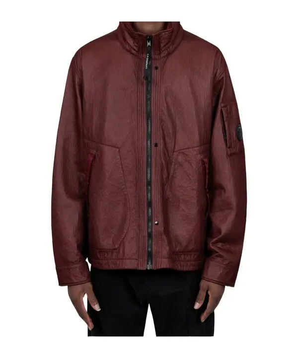 C.P. COMPANY Reversible Zip-up Textured Casual Jacket