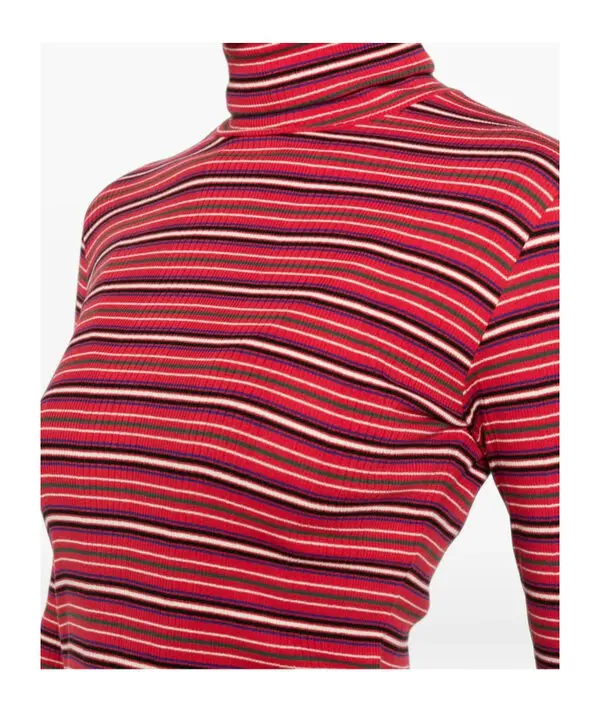Dries Van Noten Striped Knit Top