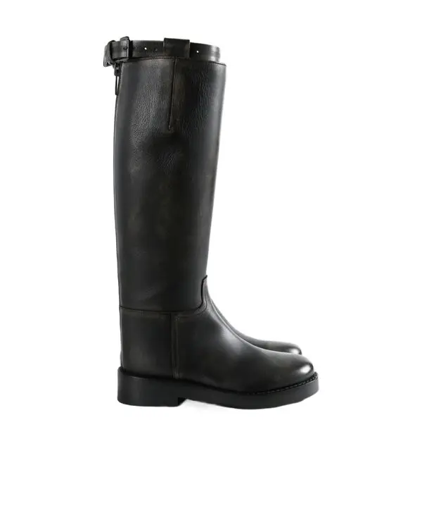 ANN DEMEULEMEESTER Round Toe Tall Boots