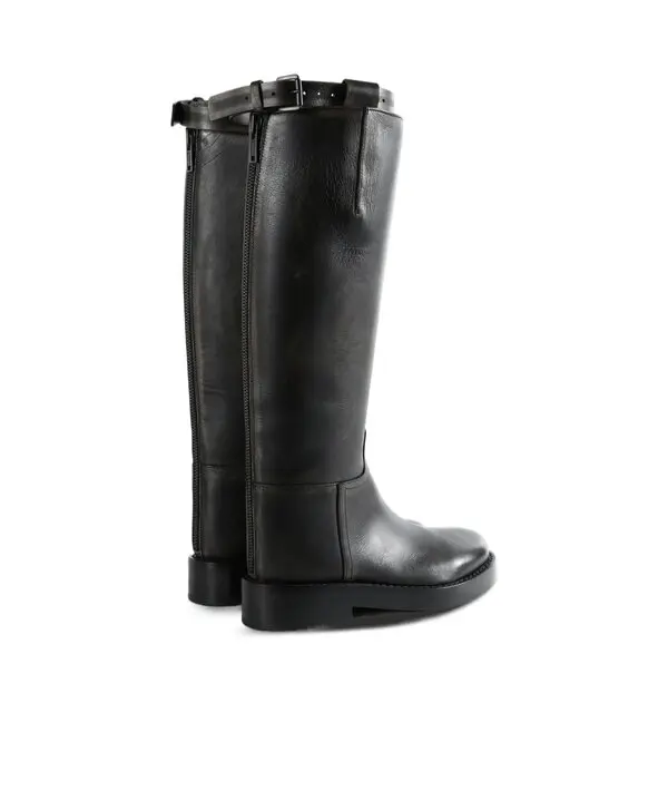 ANN DEMEULEMEESTER Round Toe Tall Boots