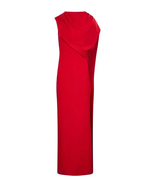 Roland Mouret Asymmetrical Cape Gown