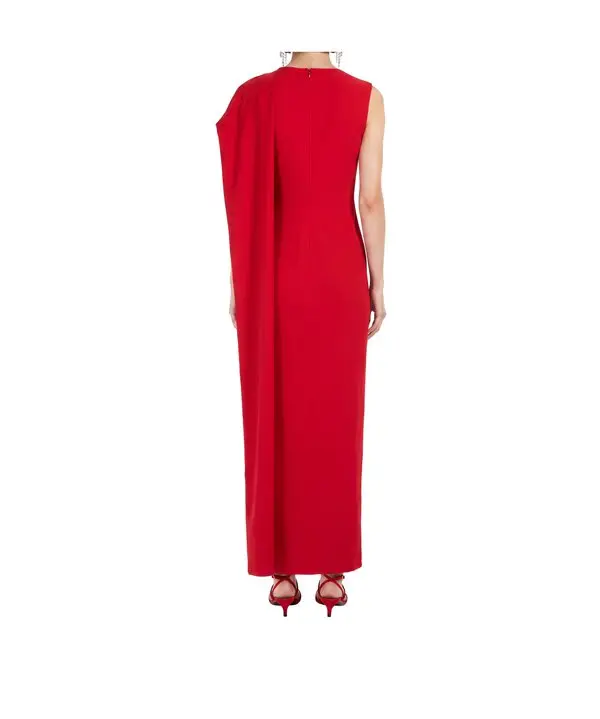Roland Mouret Asymmetrical Cape Gown