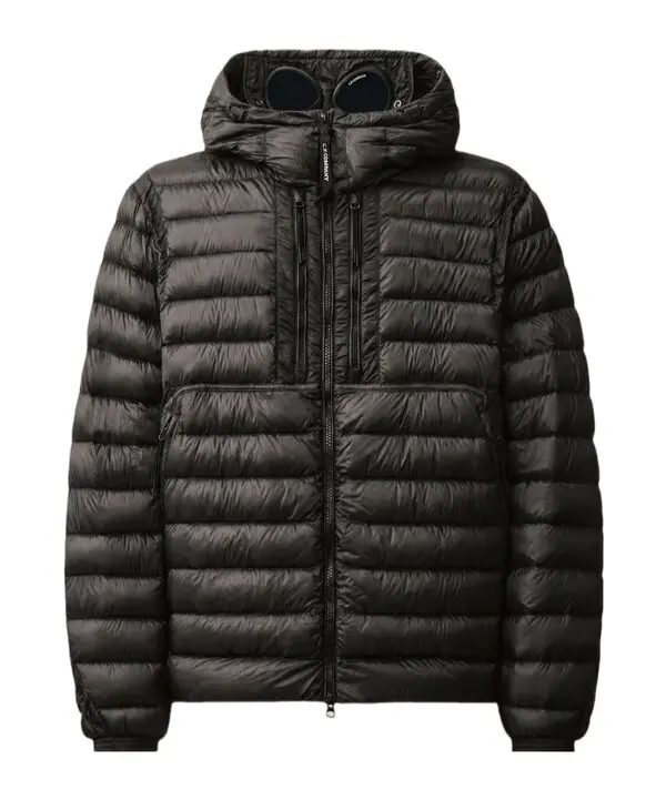 C.P. COMPANY Hooded Down Jacket With Goggle Lens