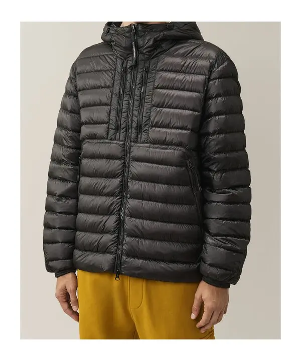 C.P. COMPANY Hooded Down Jacket With Goggle Lens