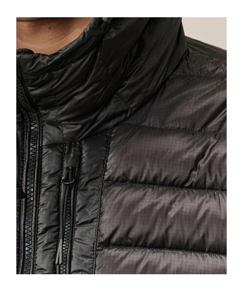 C.P. COMPANY Hooded Down Jacket With Goggle Lens