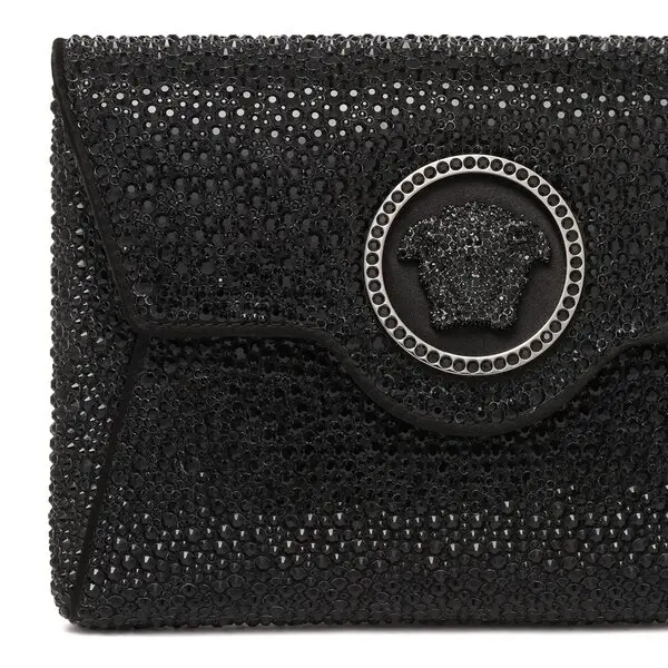 Versace Embellished Chain Shoulder Bag