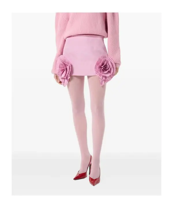 Blumarine 3d Rose Skirt