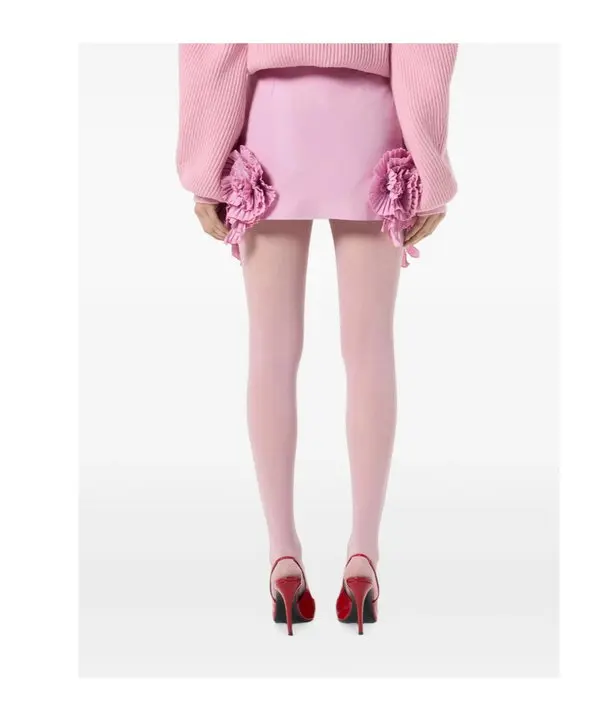 Blumarine 3d Rose Skirt