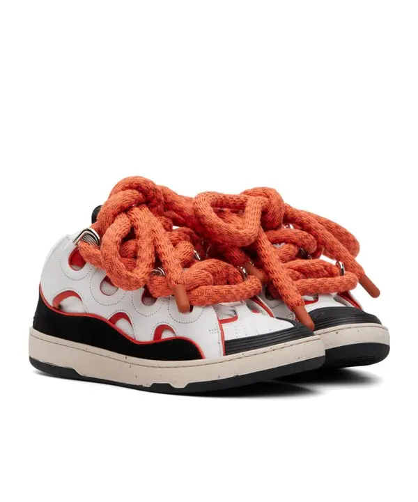 LANVIN Round-toe Sneakers With Thick Woven Shoelaces