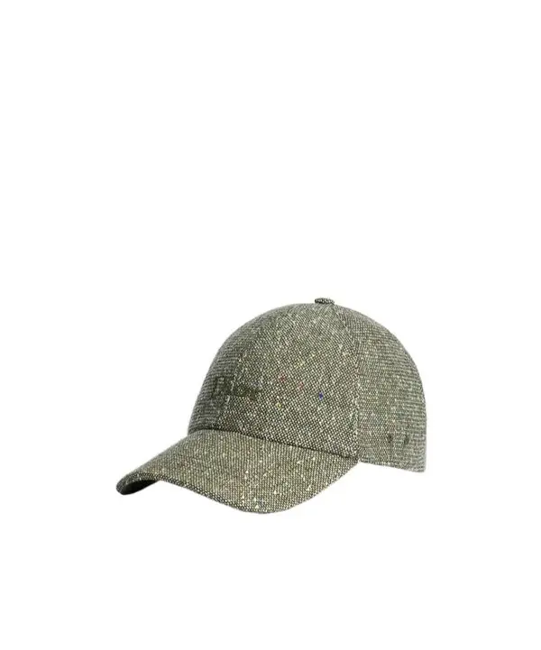Dior D-player Cap In Donegal Tweed With Sequins
