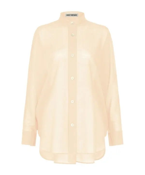 Issey Miyake Sheer Wool Shirt - Off-white