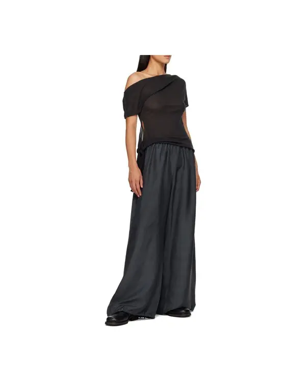 ST. AGNI Off-shoulder Top With Side Knot Detail